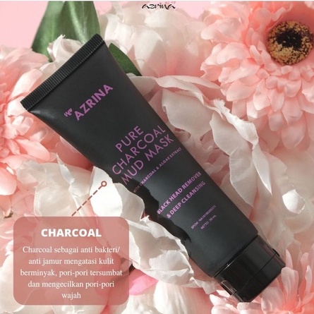 Azrina PURE CHARCOAL MUD MASK AZRINA ACNE PURIFYING CLAY MASK CHARCOAL ...