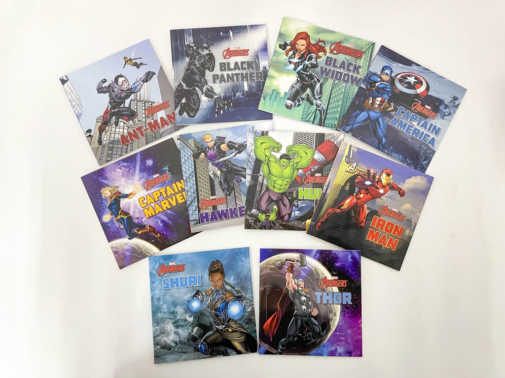 Marvel Adventure Library 10 Books Gift Box Set For Kids To Read ...