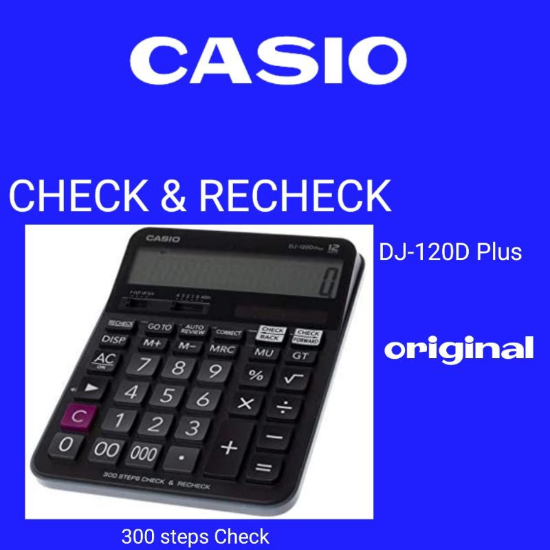 Casio DJ-120D Calculator | Shopee Malaysia