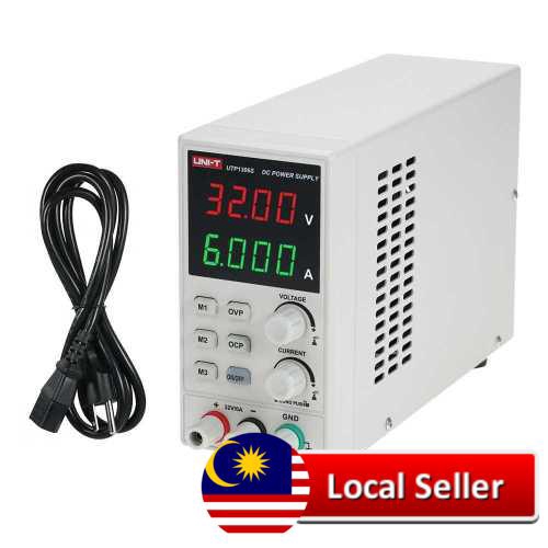 UNI-T UTP1306S Switching DC Adjustable Mini Power Supply 4 Digits Display (Eu) | Shopee Malaysia