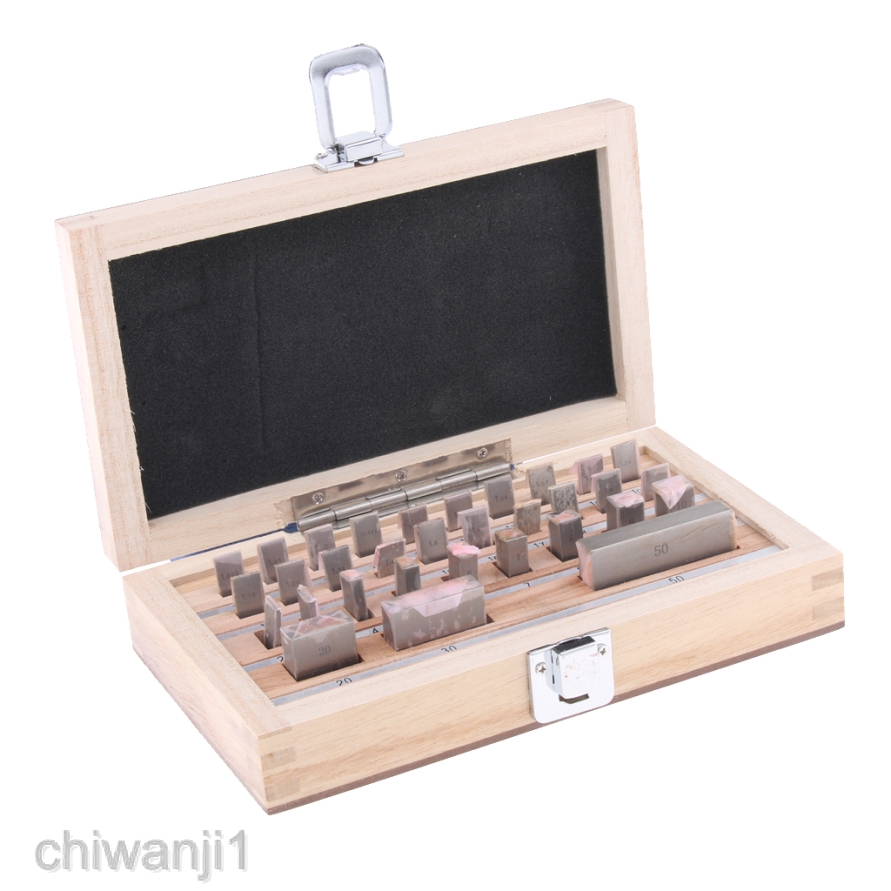 [chiwanjicdMY] 32Pcs/Set 2 grade Inspection Block Gauge Test Caliper ...