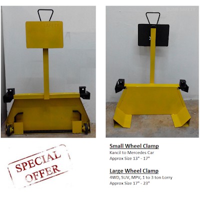 Car Wheel Clamp Small, Size 13'-17' Wheels Clamp (Sedan Car) | Shopee ...