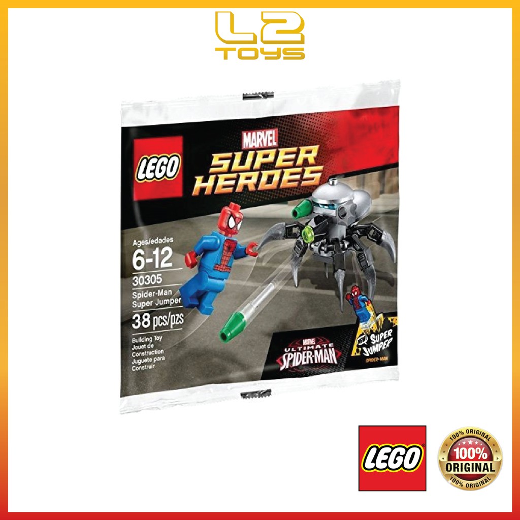 LEGO Spiderman Super Jumper Original Lego minifigure 30302 | Shopee ...