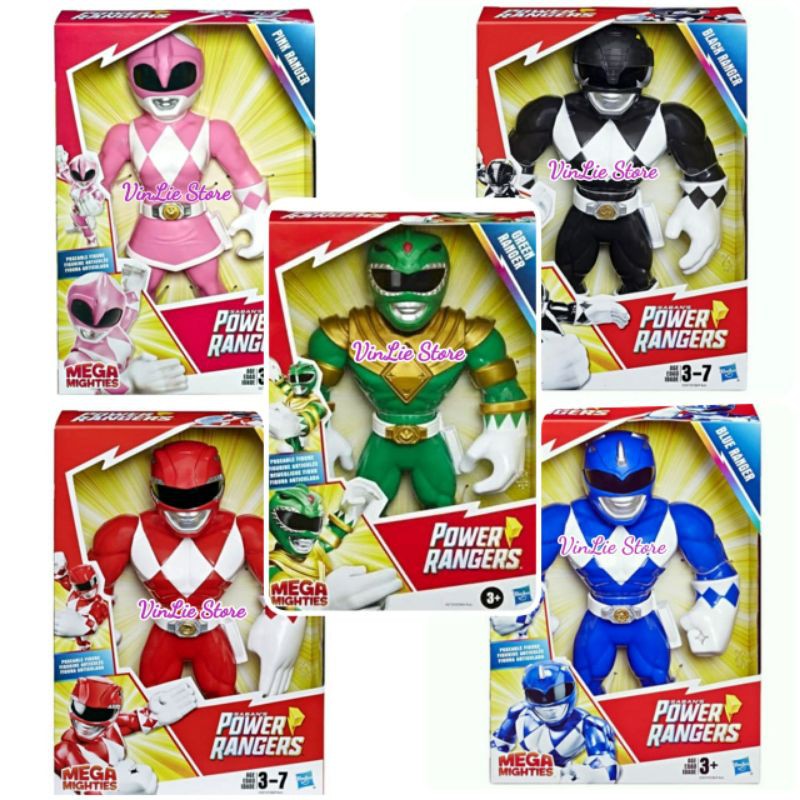 ACTION FIGURE POWER RANGERS MEGA MIGHTIES ORIGINAL HASBRO - ACTION ...