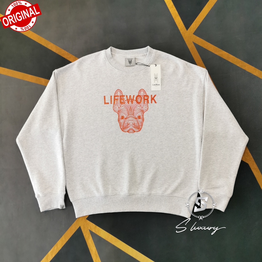 LIFE WORK SWEATSHIRT (NORMAL CUTTING) | Shopee Malaysia