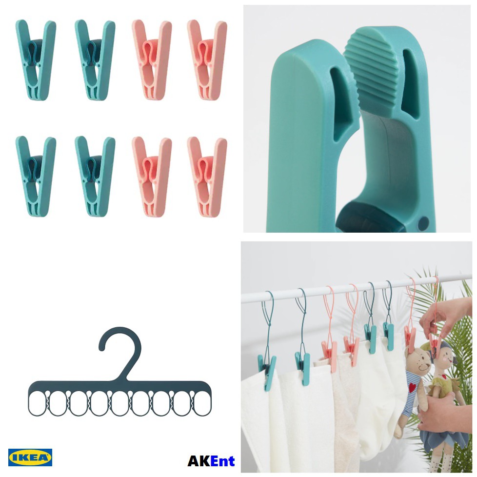💯 IKEA SLIBB - Hanger & Clothes Peg/Penyakut & Pengepit Kain | Shopee ...