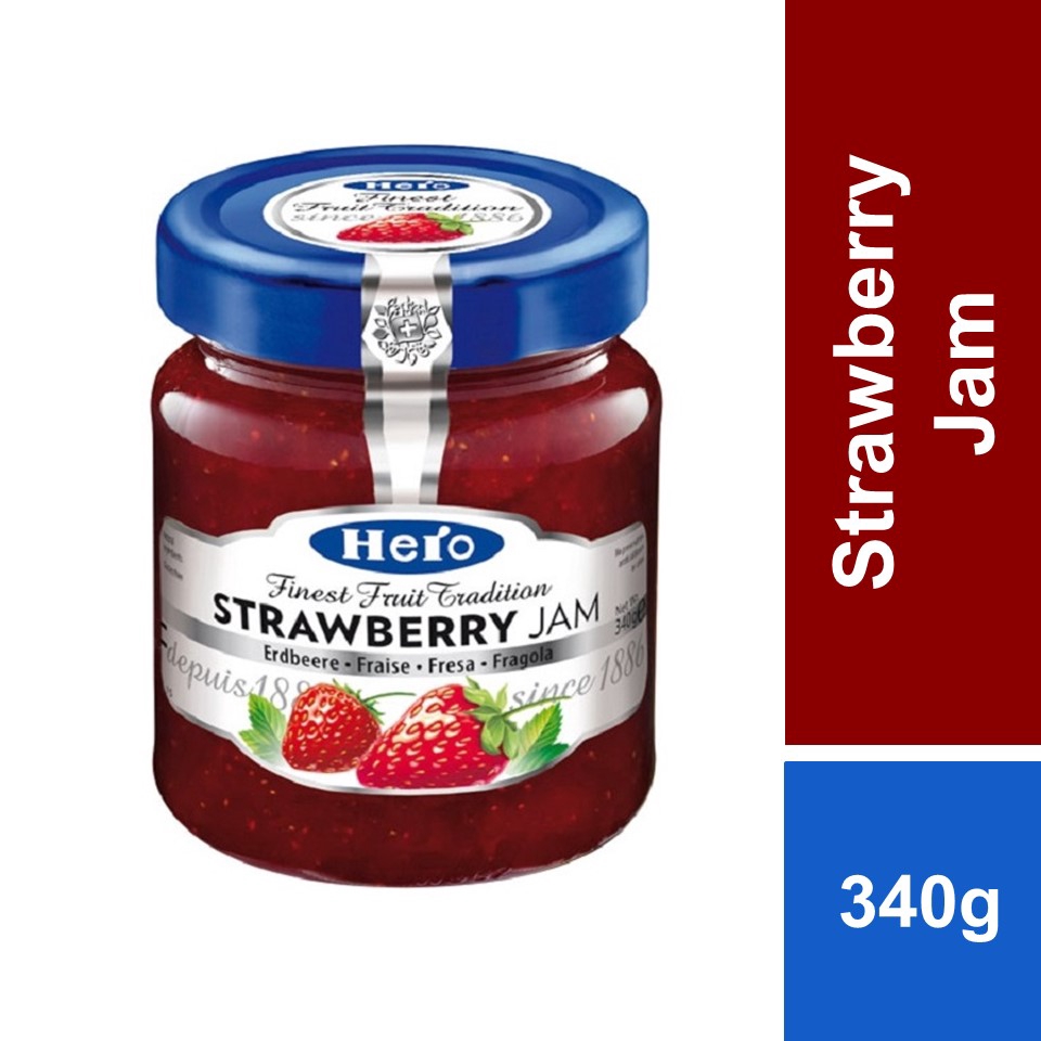 Hero Strawberry Jam 340g | Shopee Malaysia