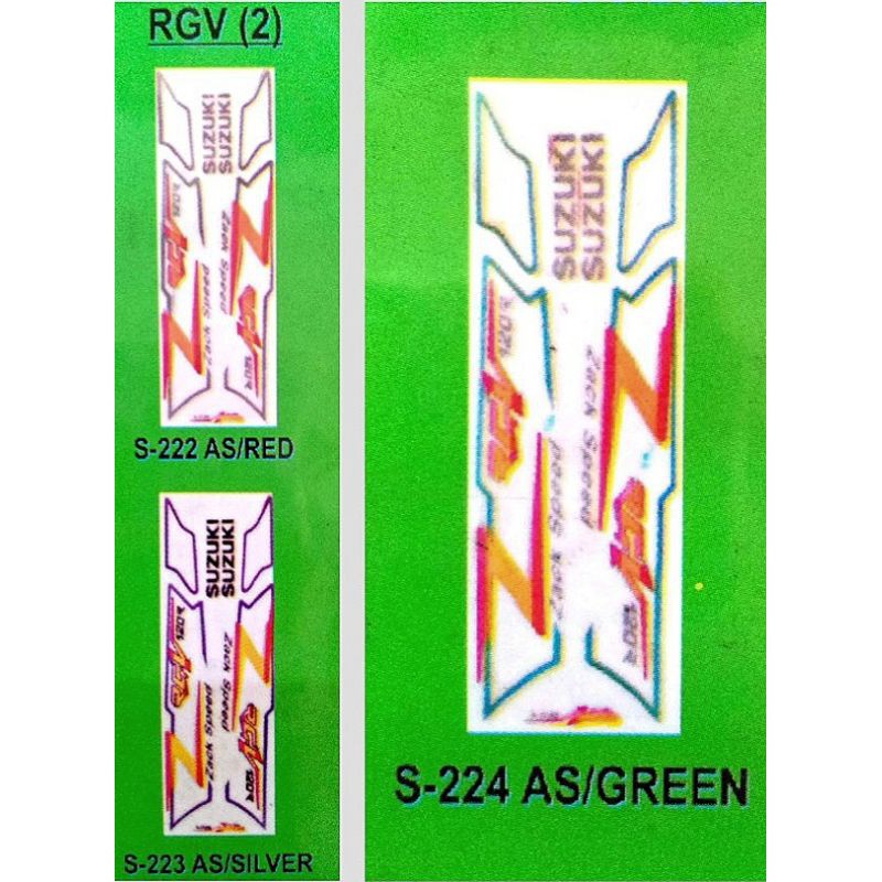 🔥SUZUKI RGV(2) Body Sticker🔥All Color🎉READY STOCK🎉 | Shopee Malaysia