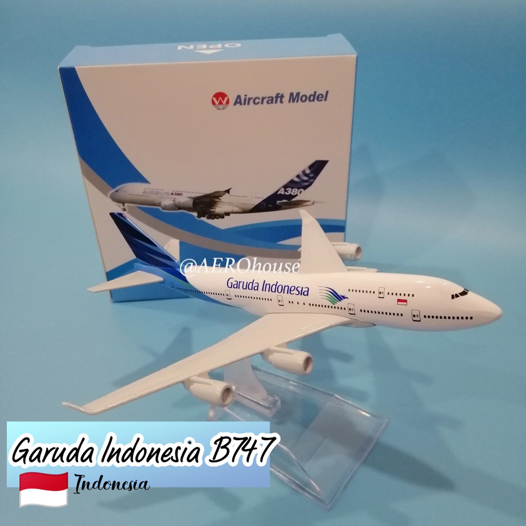 Latest Aeroplane/101 Aircraft Model- Garuda Indonesia B747 | Shopee ...