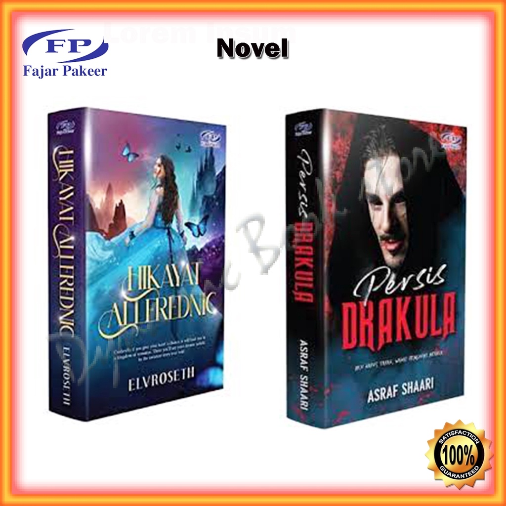 Novel : Hikayat Allerednic ( Elvroseth ) / Persis Drakula ( Asraf Shaari ) | Shopee Malaysia