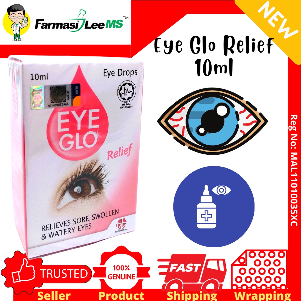 Eye Glo Relief 10ml (EXP 12/2025) | Shopee Malaysia