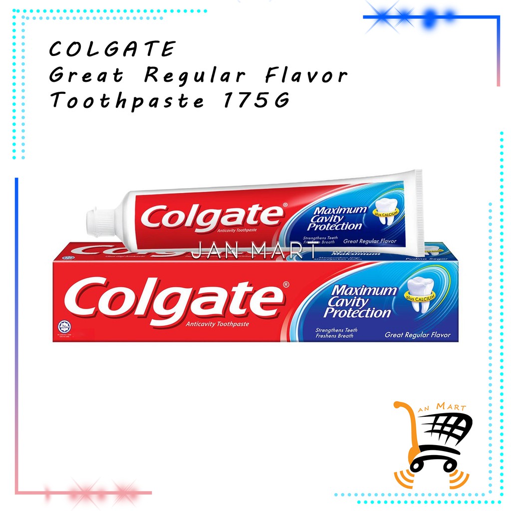 COLGATE Great Regular Flavor Toothpaste 175G | Shopee Malaysia
