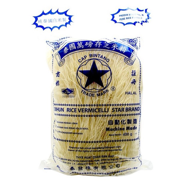 Bi Hun Mee Hun Cap Bintang 星标 米粉 Rice Vermicelli 包装米粉 经济米粉 | Shopee ...