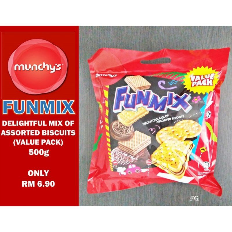 Munchy’s Topmix/Funmix (500g/900g pack),(700g Tin) | Shopee Malaysia