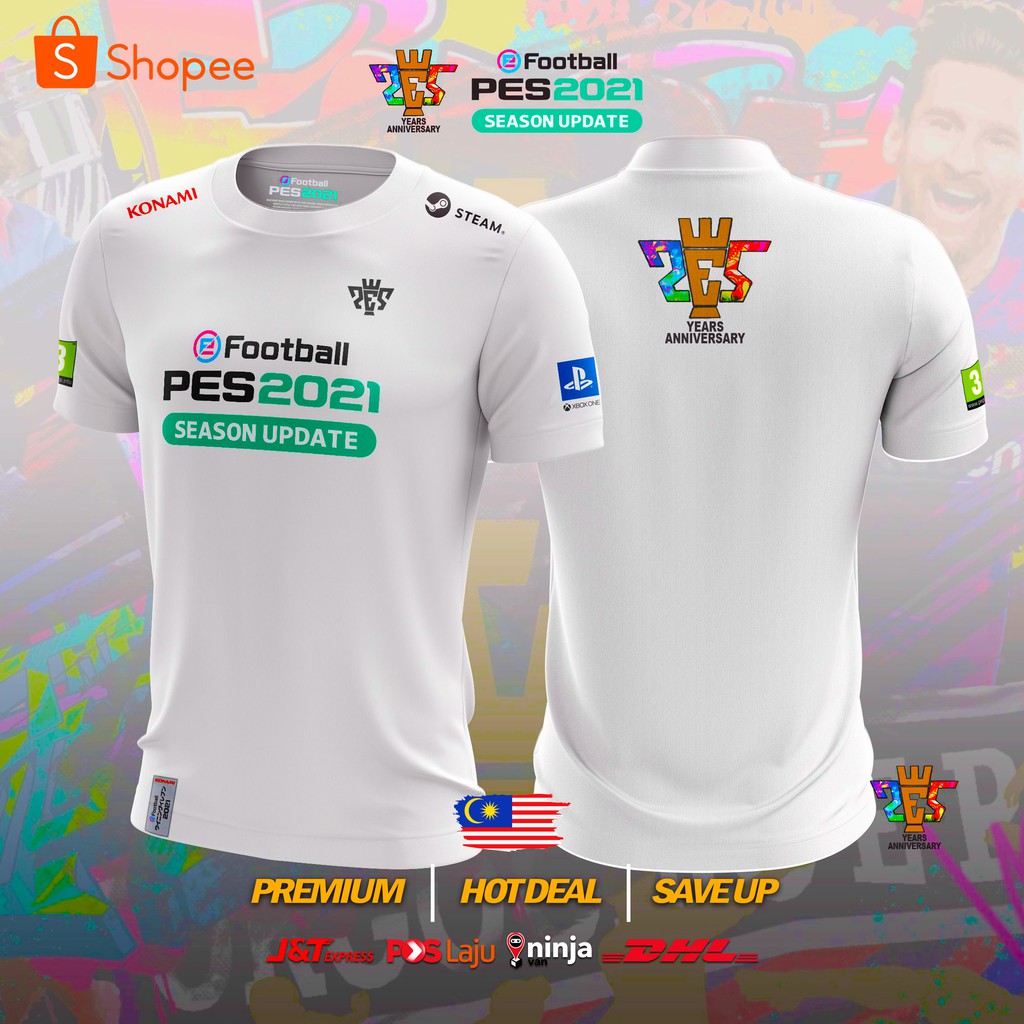 [NEW ARRIVAL] T-Shirt PES2021 custom design Multi Colour XS-5XL ...