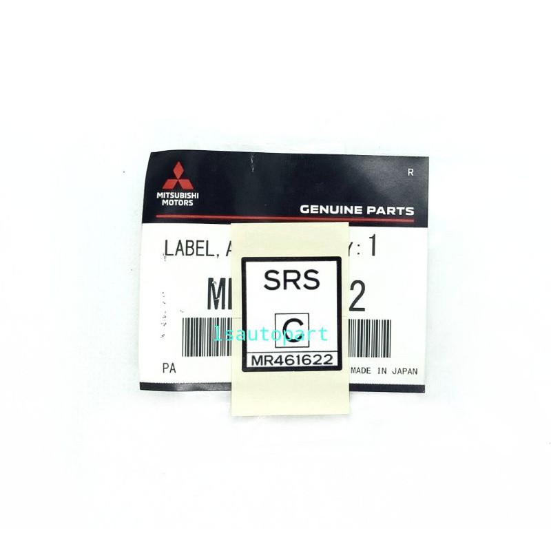 ORIGINAL MITSUBISHI EVOLUTION AIRBAG SRS CAUTION STICKER | Shopee Malaysia