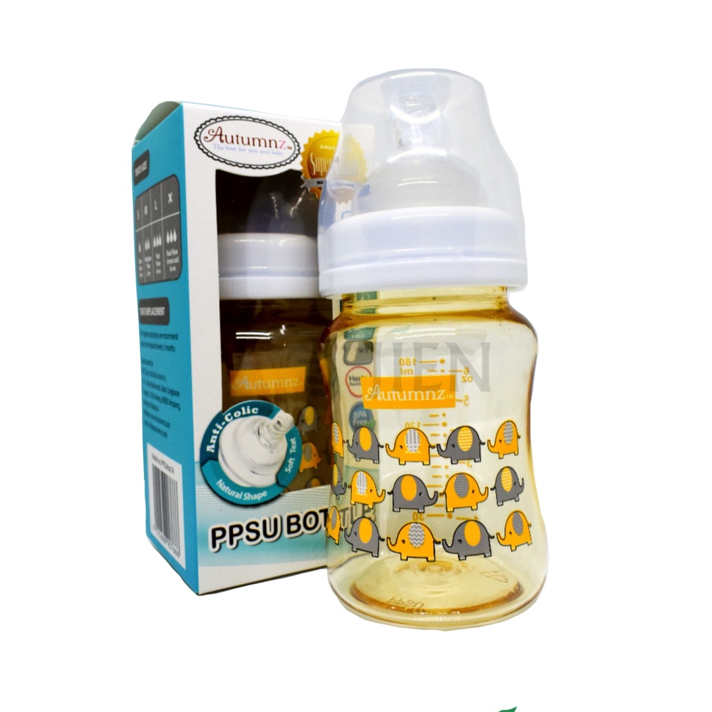 GENUINE Autumnz Botol Susu PPSU, Botol Feeding, Baby Bottle, Wide Neck ...