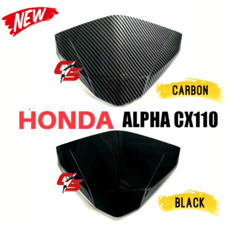 Honda Alpha Wave CX110 Cowling Visor Cowling lens Windscreen Carbon ...