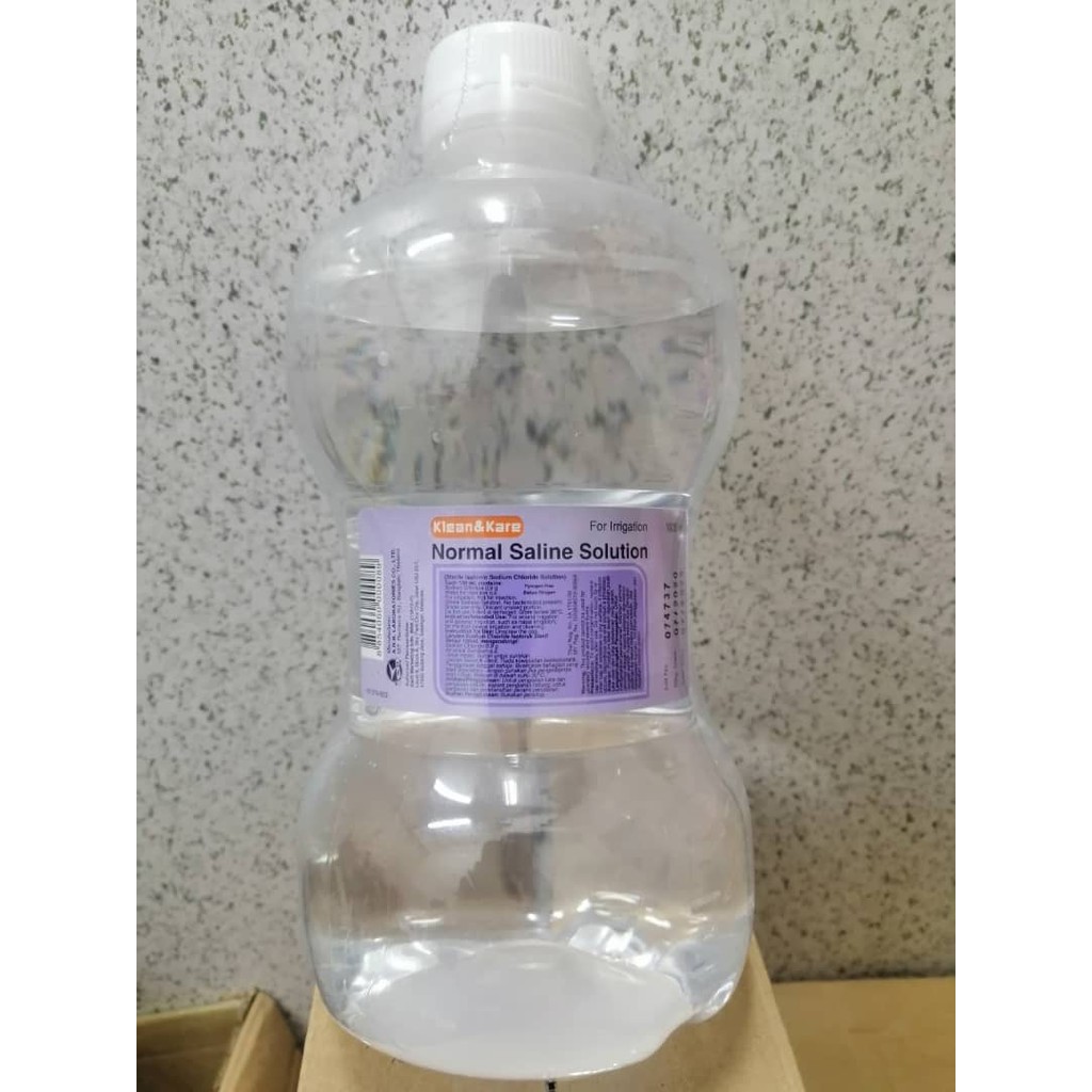 KLEAN & KARE NORMAL SALINE SOLUTION 1000ML (EXP 11/2027) | Shopee Malaysia