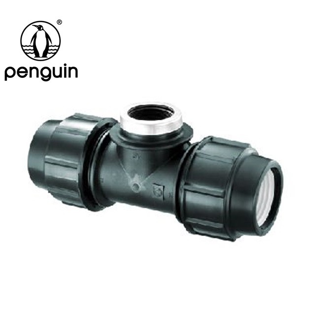 [1pieces] of HDPE FITTINGS FEMALE TEE THREADED THREAD, Poly pipe ...