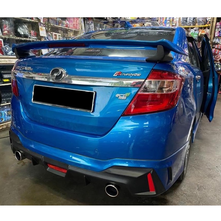 PERODUA BEZZA 2016 - 2021 ( TRD SPORTIVO V2 ) SPOILER WITH 2K COLOR ...