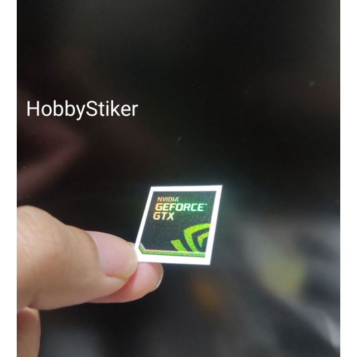Nvidia gtx sticker for pc laptop notebook hologram effect | Shopee Malaysia