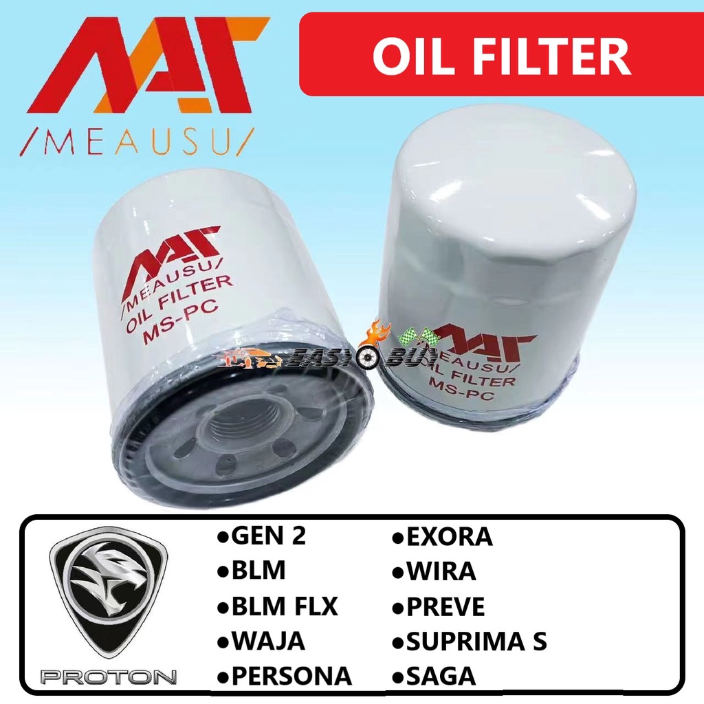 Meausu Oil Filter - Proton GEN2 SAGA BLM FLX WAJA WIRA PERSONA EXORA ...