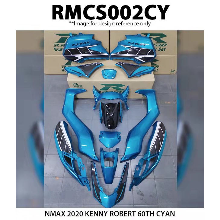 Cover Set Rapido NMAX V1 2018 V2 2020 Yamaha Kenny Robert 60th Yellow ...