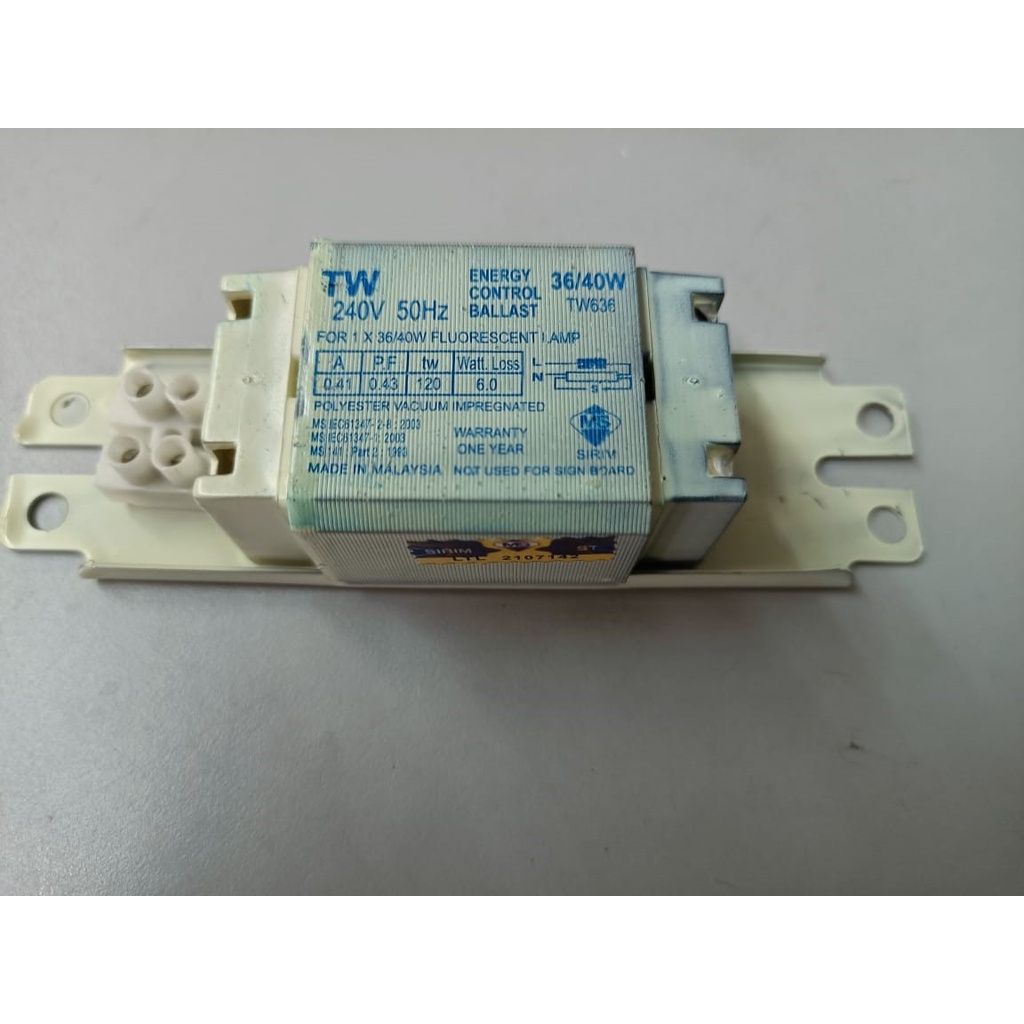 Choke Ballast 18W/20W ; 36W/40W - Sirim | Shopee Malaysia