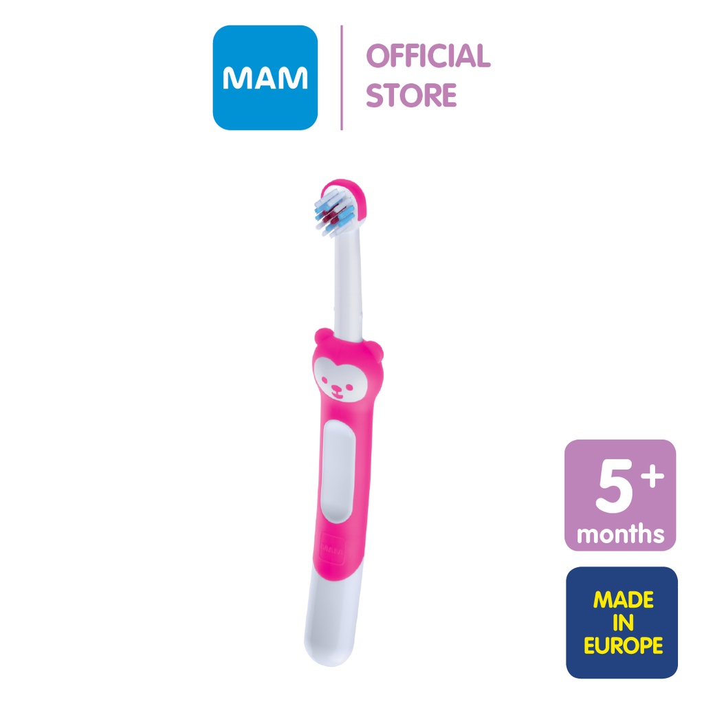 MAM Training Toothbrush for Babies, With Safety Shields, Ideal for ...