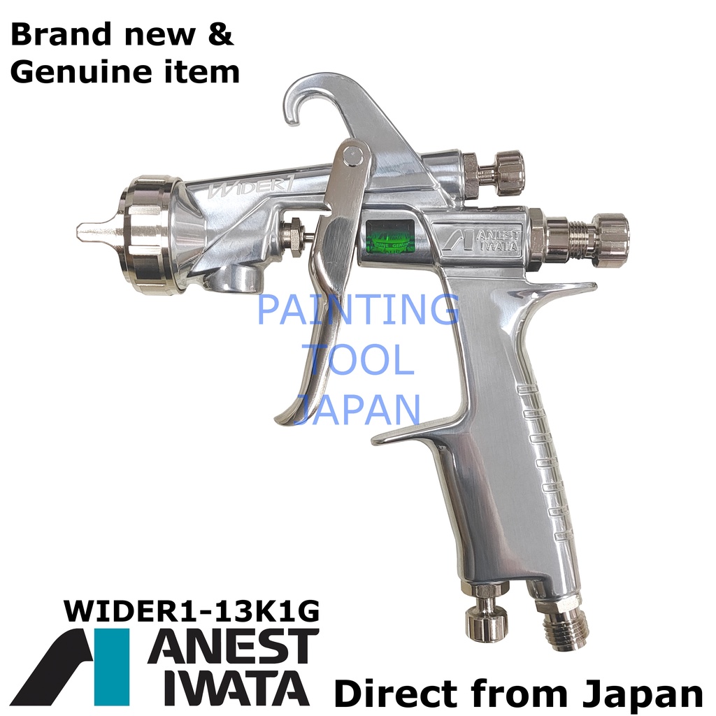 ORIGINAL ANEST IWATA WIDER1-13K1G 1.3mm Gravity feed spray gun side cup Automotive Wood working ...