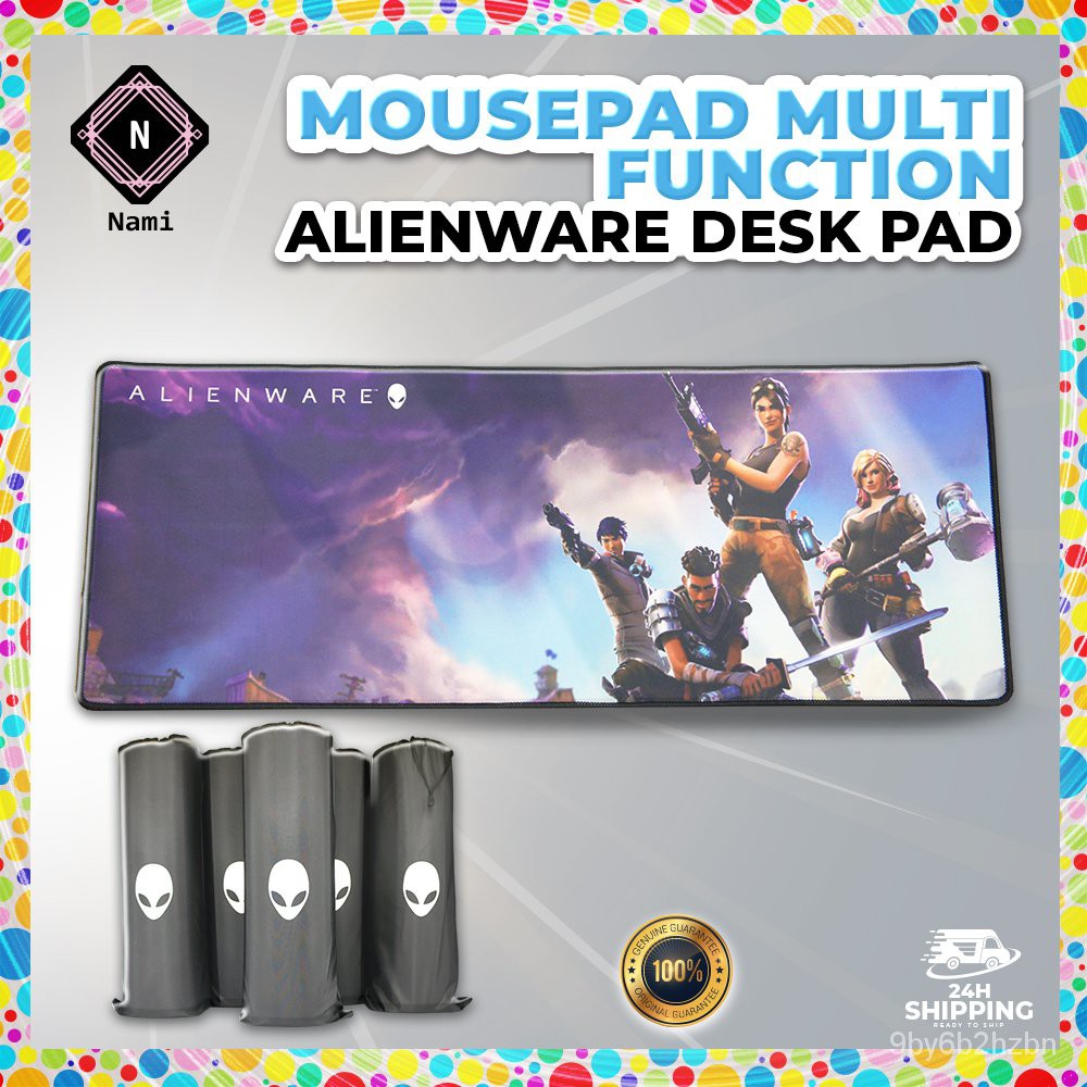lvHi Genuine Alienware Fortnite Mouse Gaming Pad Mat Games-*** | Shopee ...