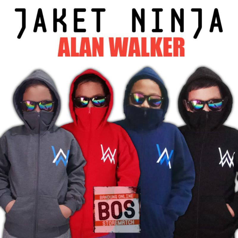 Original Alan Walker jacket for boys aged 4 to 15 years | Shopee Malaysia