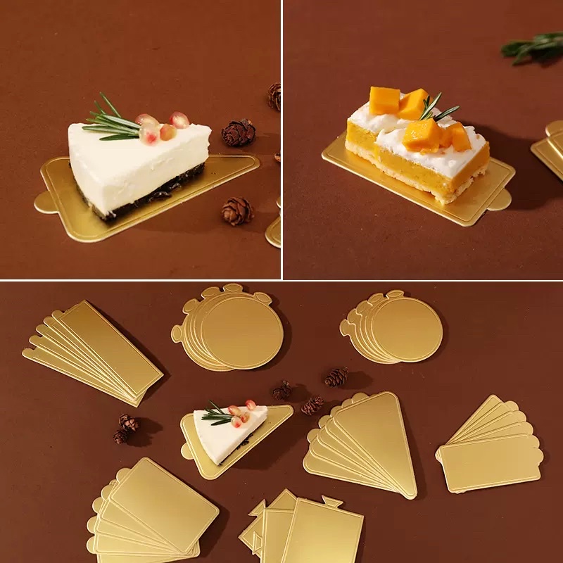 100pcs / 20pcs / pack Mousse Cake Board Mini Cake Base Papan Kek Mini ...