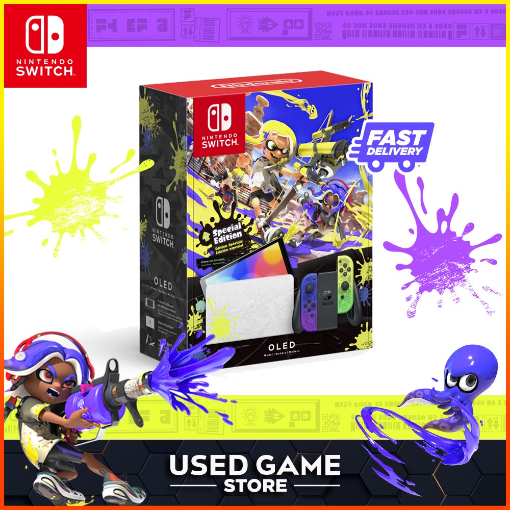 Nintendo Switch OLED Splatoon 3 Edition - Maxsoft Set | Shopee Malaysia