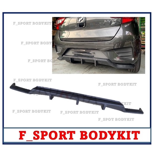 PERODUA MYVI MG3 G3 2018 2019 2020 2021 2022 REAR BUMPER DIFFUSER REAR ...