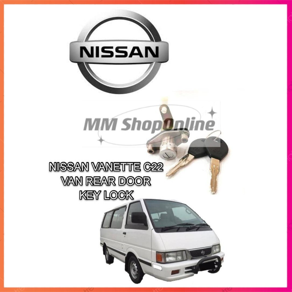 Nissan Vanette C22 Van Rear Bonnet Boot Trunk Lid Lock With Key ...
