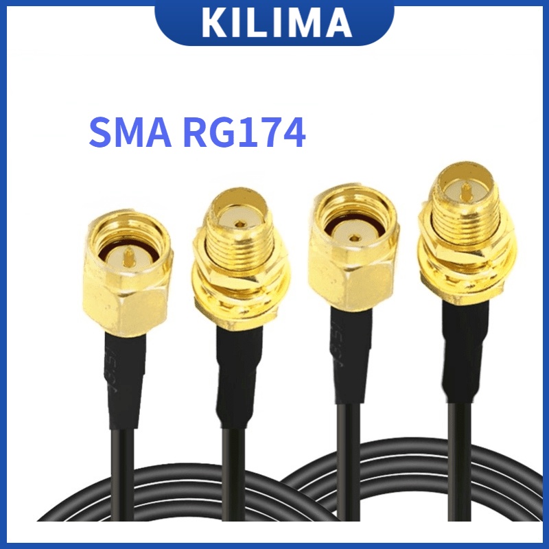GPRS 3G WIFI 4G GSM Antenna SMA Extension Cable RG174 10Kinds Male Female for RF Connector ...