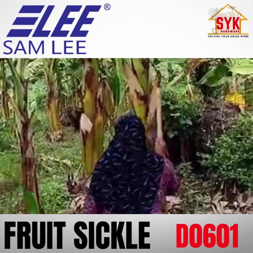 SYK SAMLEE D0601 12" Heavy Duty Fruit Sickle Fruit Knife Banana Sickle ...