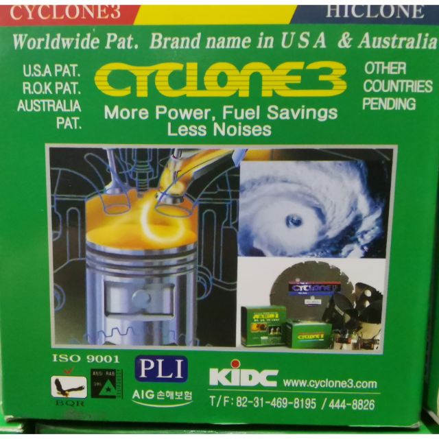 Cyclones 3- better performance features (Korea) | Shopee Malaysia