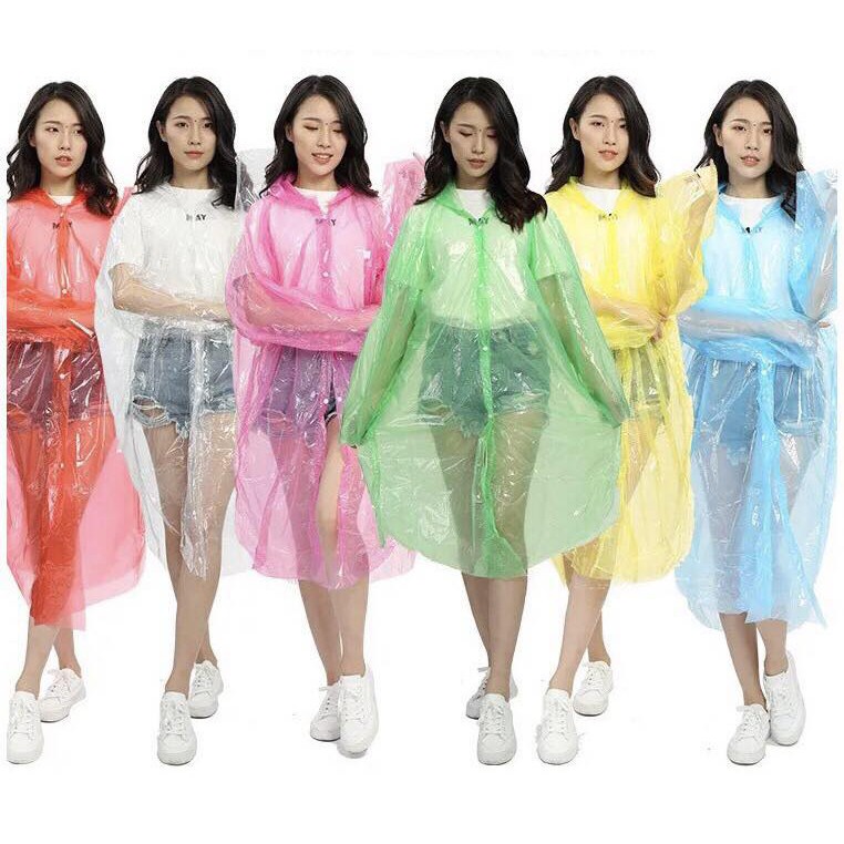 1Pcs Disposable Emergency Waterproof Raincoat Adult Poncho for Outdoor ...