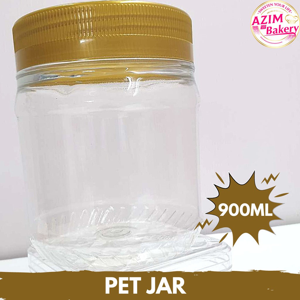 Pet Jar Round (1Pc) Balang Kuih | Balang Biskut | Balang Plastik ...