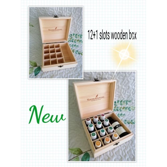[13 slot] Ready Stock In Malaysia 💥💥Oil Wooden Box and Essential Oil ...