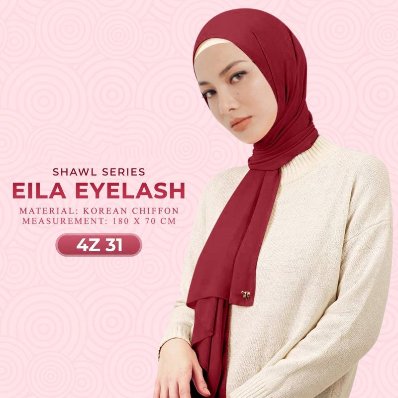 Plain Shawl Chiffon Eyelash Nealofar Vietnam Eila Premium Quality ...