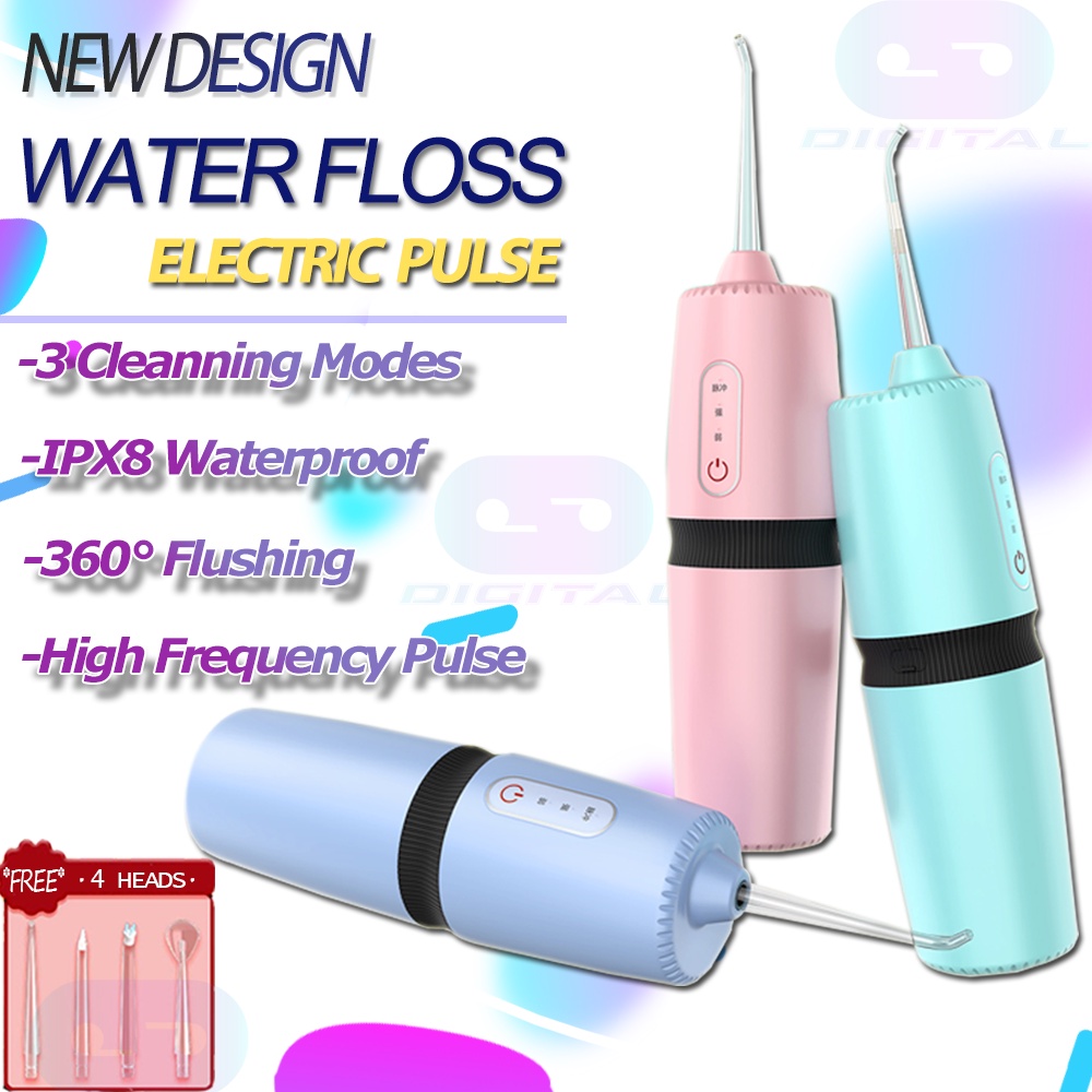 🔥New Design🔥 Portable Water Floss Teeth Powerful Oral Irrigator ...