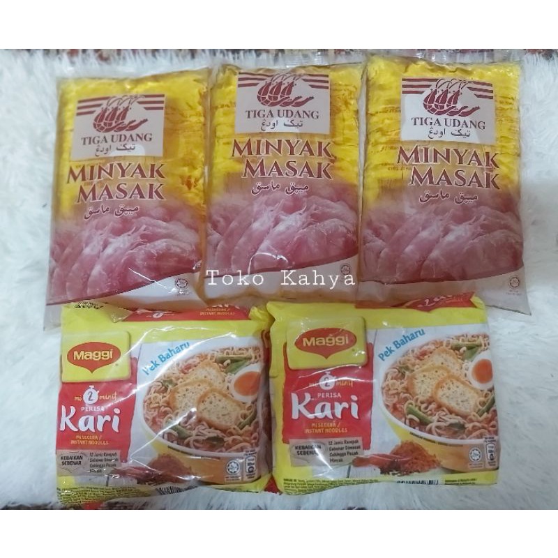 MINYAK MASAK PELBAGAI JENAMA 3KG + 2 MAGGI KARI | Shopee Malaysia