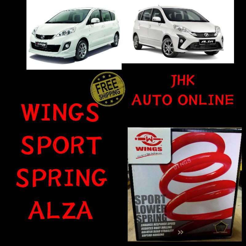 PERODUA ALZA SPORT SPRING (WINGS) | Shopee Malaysia