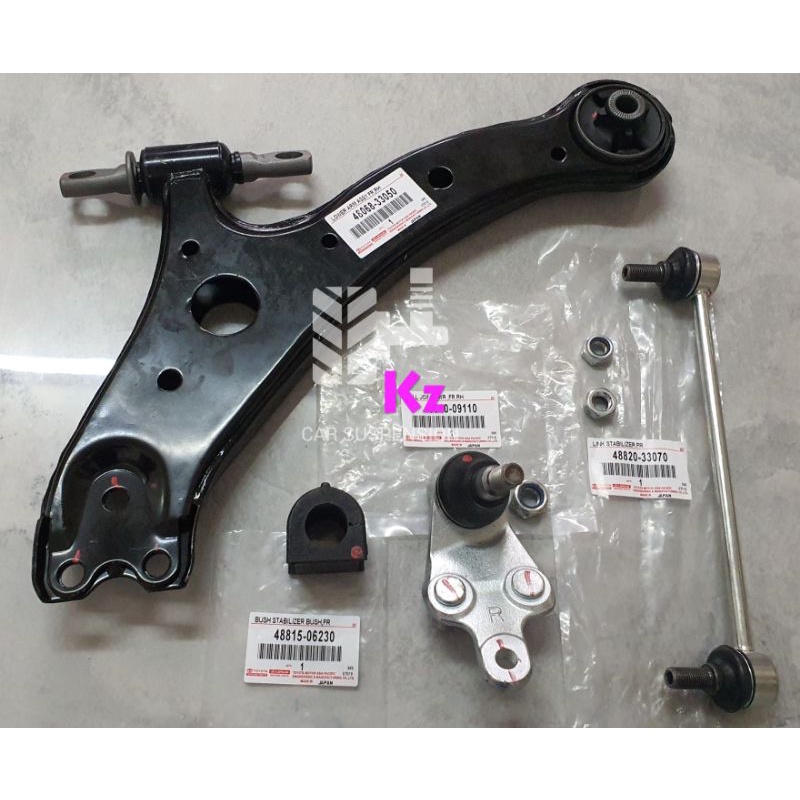 TOYOTA JAPAN- 1SET 4PCS- FRONT SUSPENSION SET - TOYOTA CAMRY/ACV40 ...