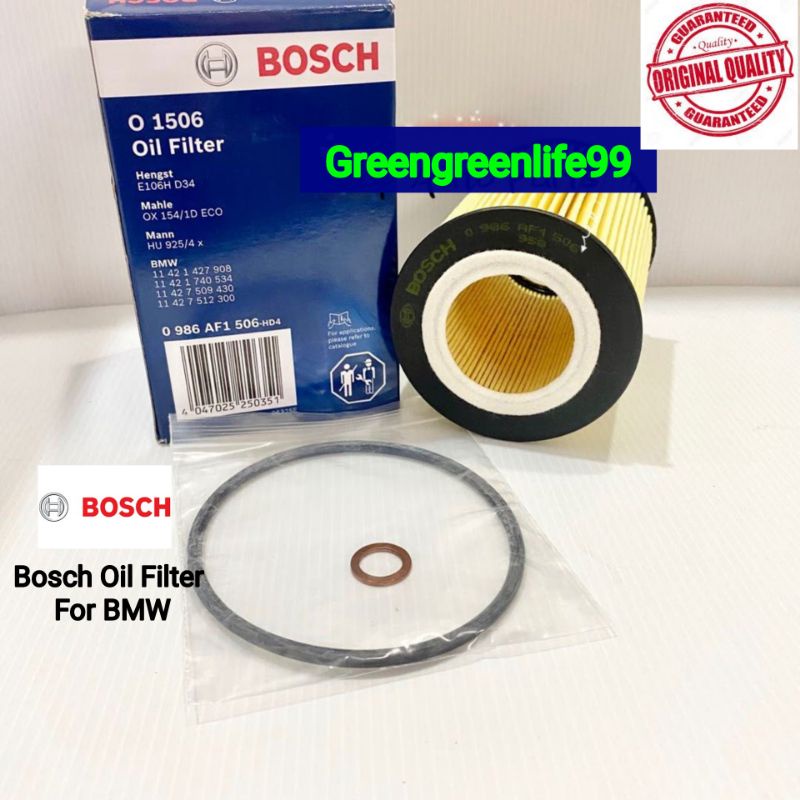 Bosch Oil Filter 0986 AF1 506 BMW E36 E46 E39 E61 E66/ X3 E8 /X5 E53 ...