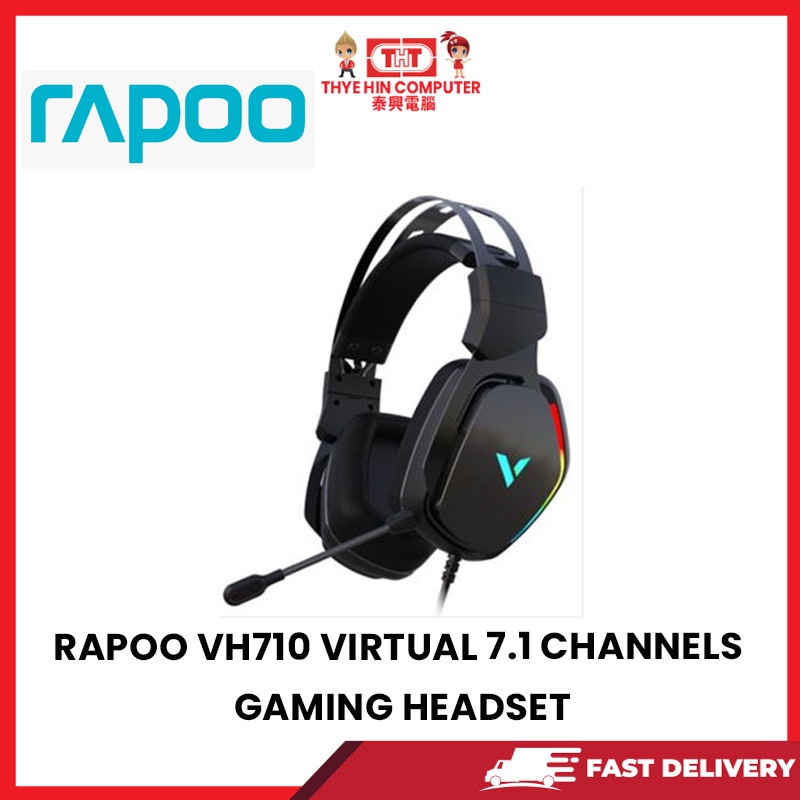 RAPOO VH710 VIRTUAL 7.1 CHANNELS GAMING HEADSET | Shopee Malaysia